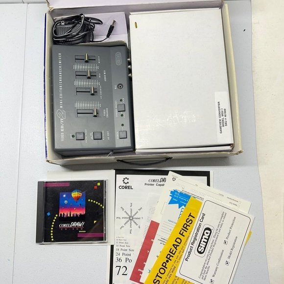 Other | Sima Edit 2 Video Processing Center Vcr Gameview Converter ...